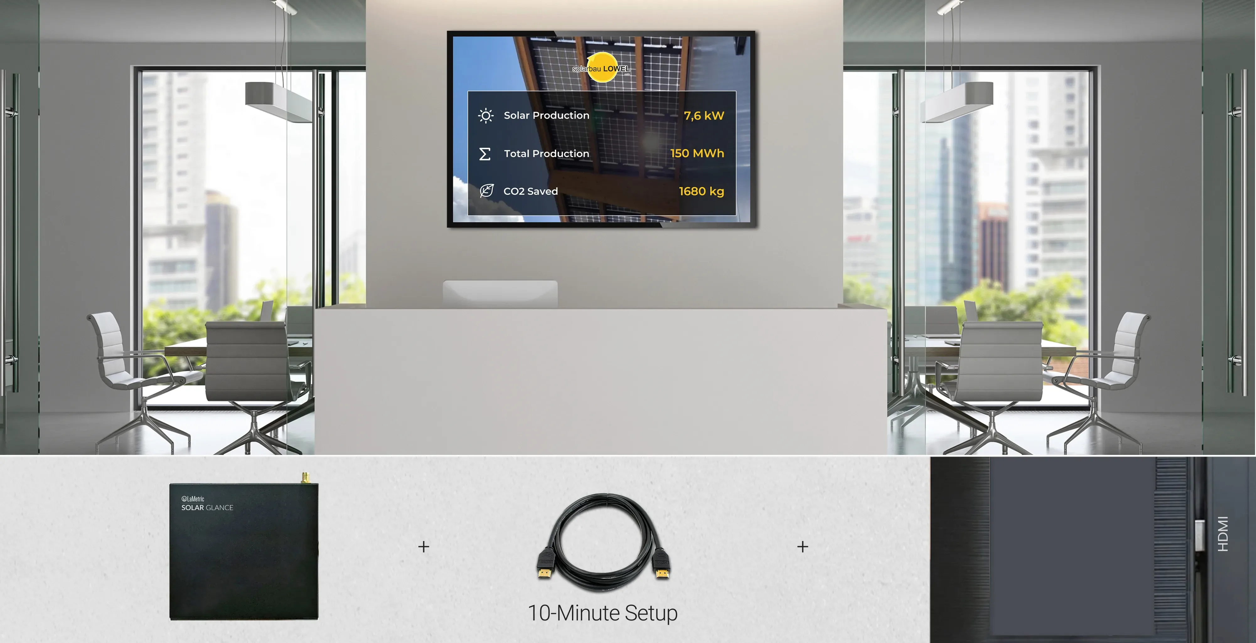 Make your Solar Data Shine with LaMetric Solar GLANCE Displays | LaMetric
